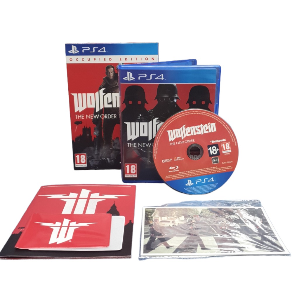 Like New Wolfenstein The New Order Occupied Edition PS4 Game - Own4Less